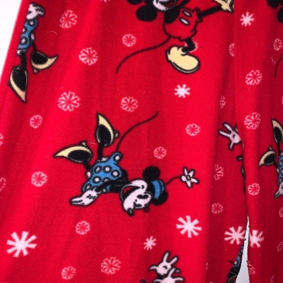 Disney | Intimates & Sleepwear | Medium Adult Red Mickey Minnie Mouse ...